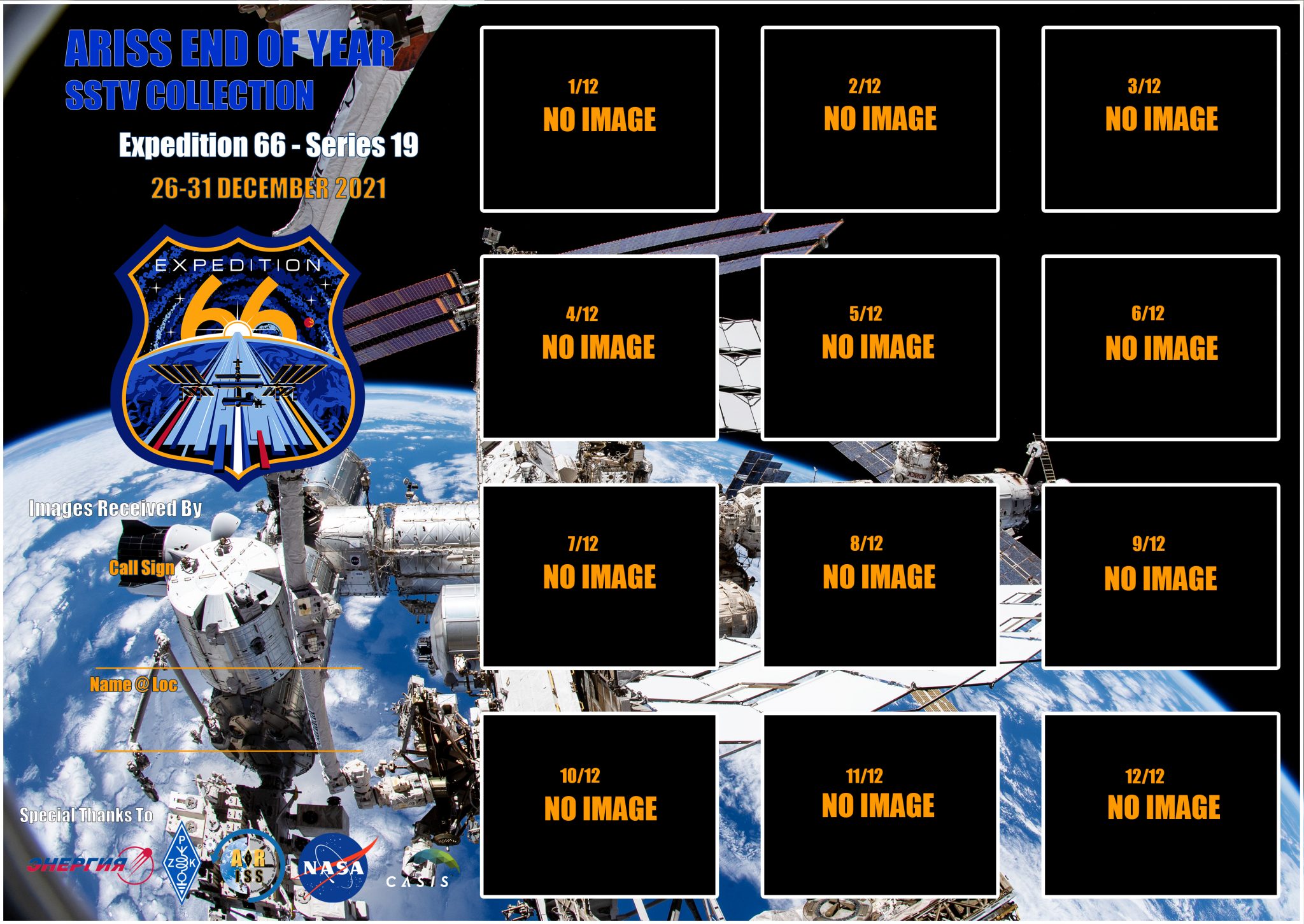 【SSTV AWARD】自分で画像をはめ込むタイプのDiplomaフレーム配布 国際宇宙ステーション | 金沢の動画制作,写真撮影,ドローン ...